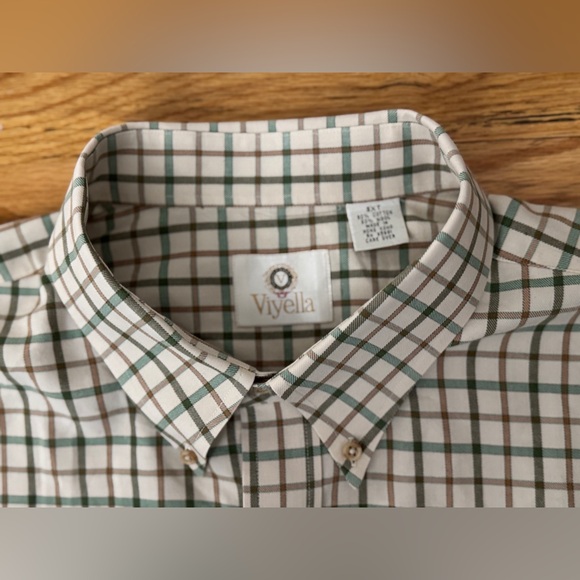 Viyella | Shirts | Viyella Mens Oxford Long Sleeve Shirt Tattersall ...
